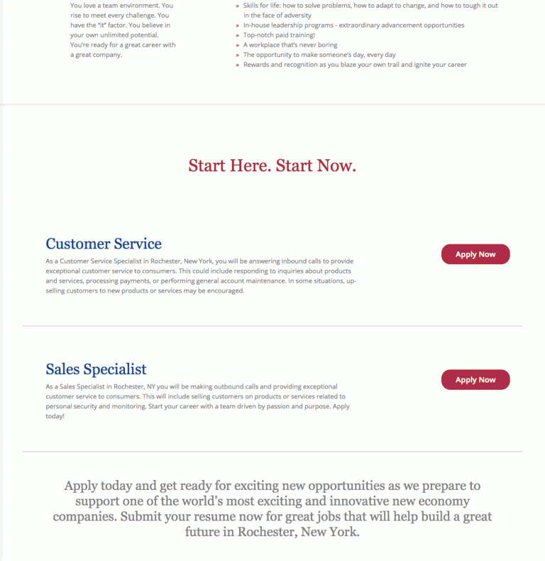 Sutherland's Evergreen Jobs Landing Page | Ongig Blog