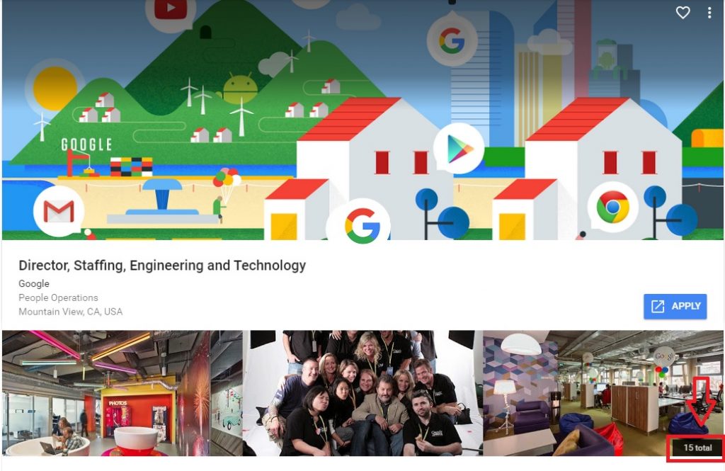 Google Now Shows 10 to 15 Pictures per Job Description | Ongig Blog