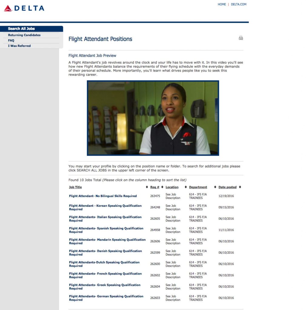 Delta Airlines Boosts Quality through Video Job Previews | Ongig Blog