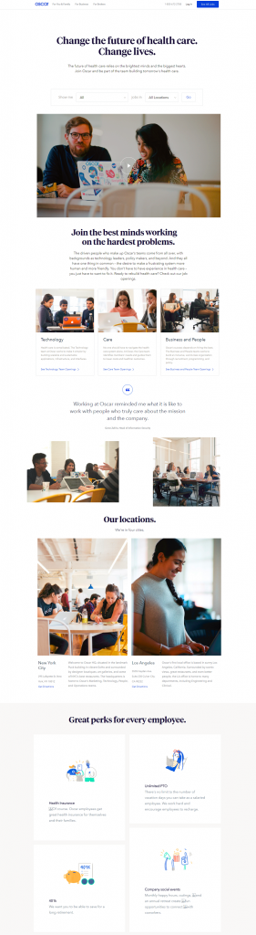 14 Examples of the Best Company Career Sites (2018) | Ongig Blog