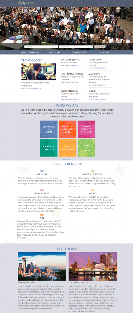 14 Examples of the Best Company Career Sites (2018) | Ongig Blog