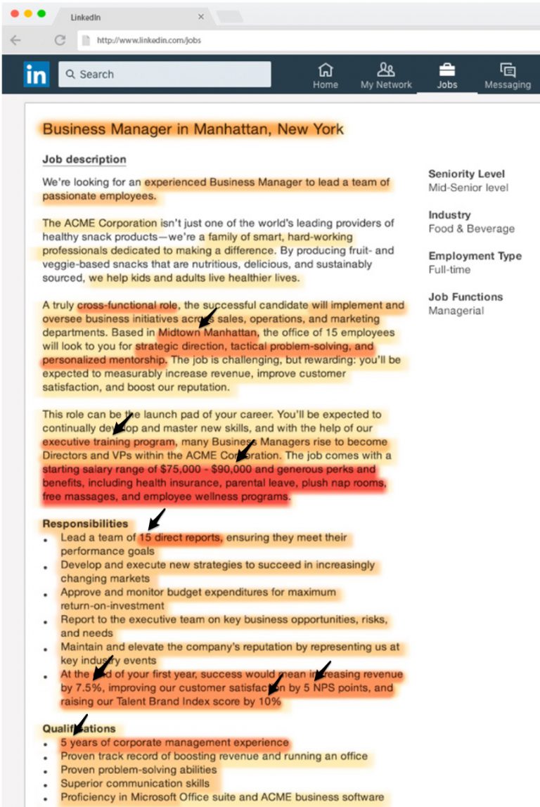 7 Examples of Well Written Job Descriptions [With Tips!] | Ongig Blog