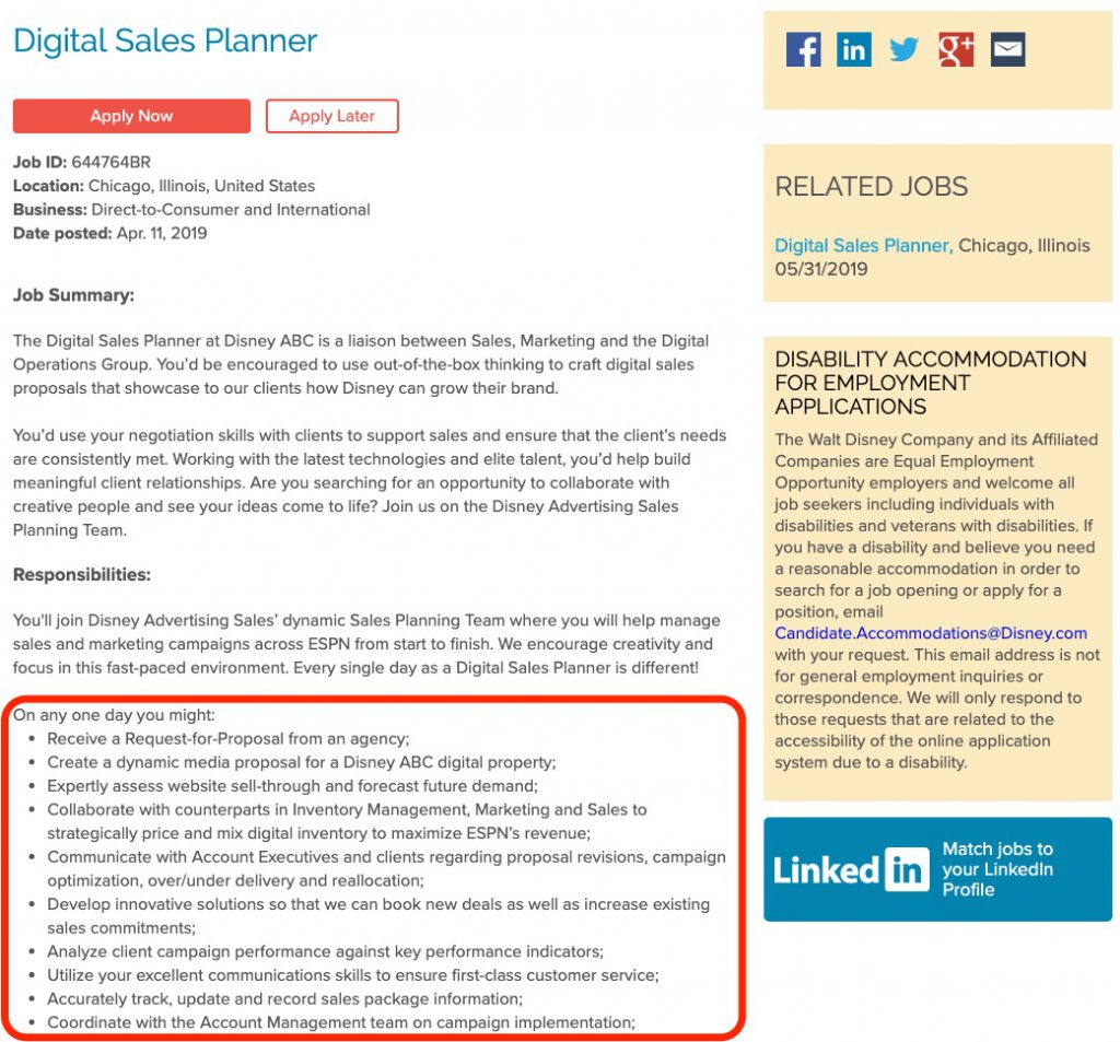 7 Examples of Well Written Job Descriptions [With Tips!] | Ongig Blog