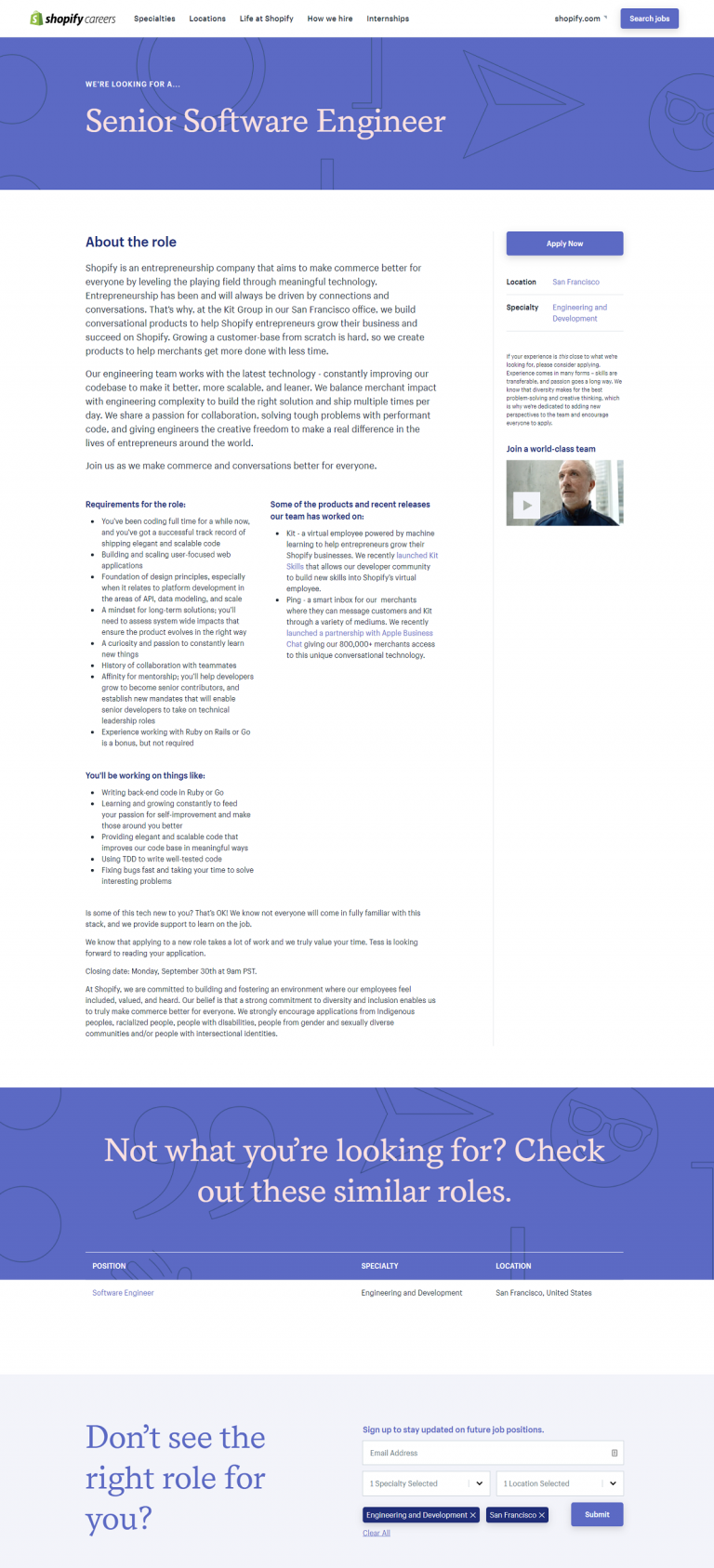 3 Examples of Lever ATS Job Page Overlays | Ongig Blog