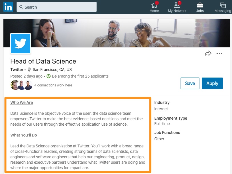 How To Write LinkedIn Job Descriptions Ongig Blog