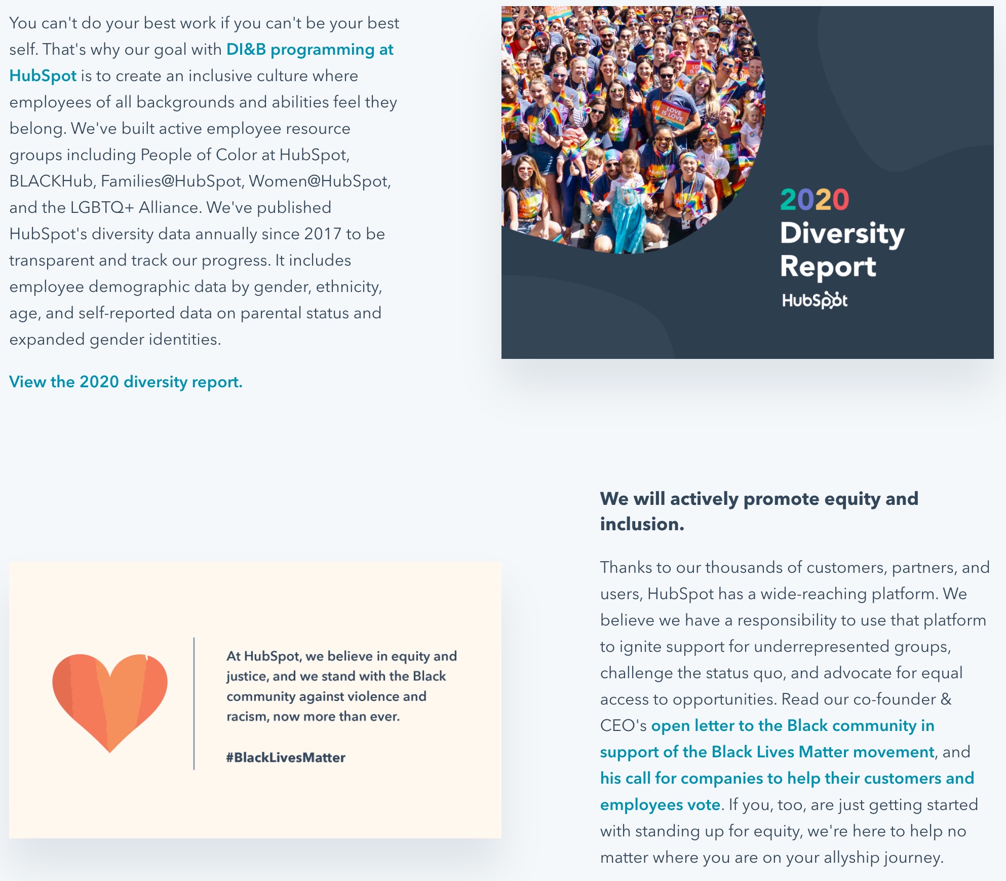 5 Impressive Diversity Pages | Ongig Blog
