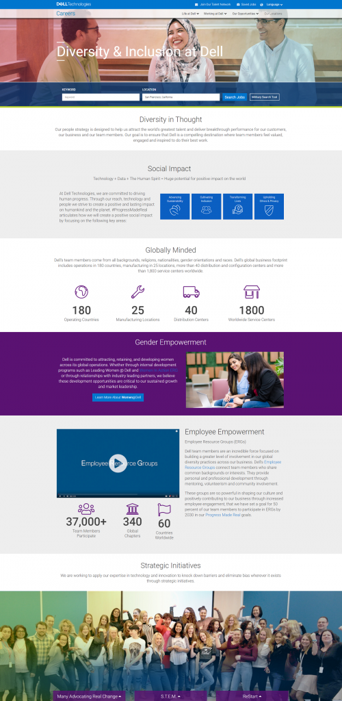 5 Impressive Diversity Pages | Ongig Blog