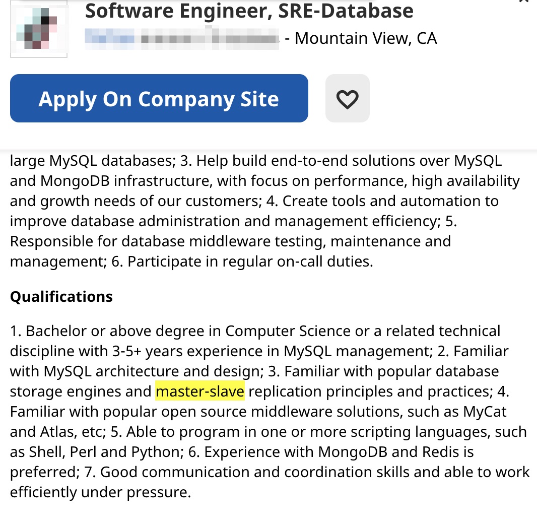 The Story Behind “Master-Slave” Being Excluded by (Most) Tech Firms ...