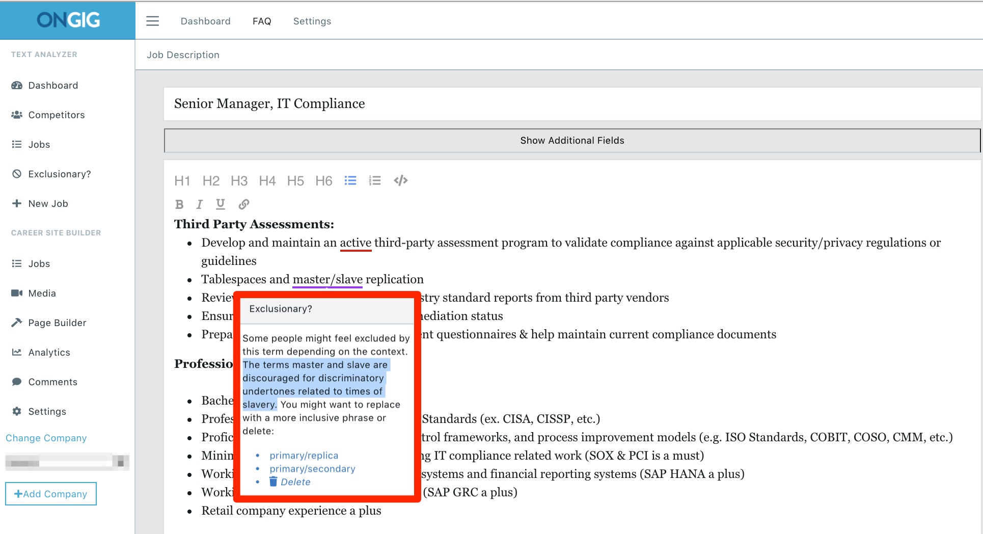 Top 10 Terms with Bias Toward POC [in Job Descriptions] | Ongig Blog