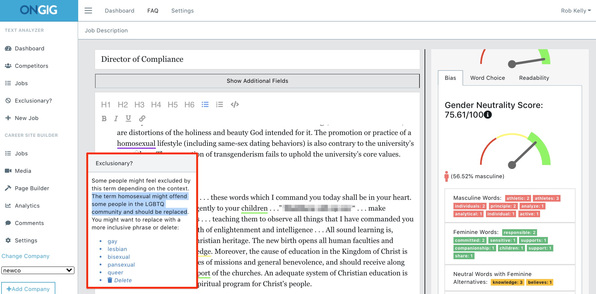 10 Examples of LGBTQ Exclusionary Language [in Job Descriptions ...
