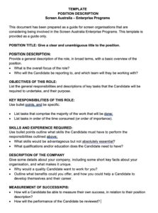 What is a Position Description? [+ templates] | Ongig Blog