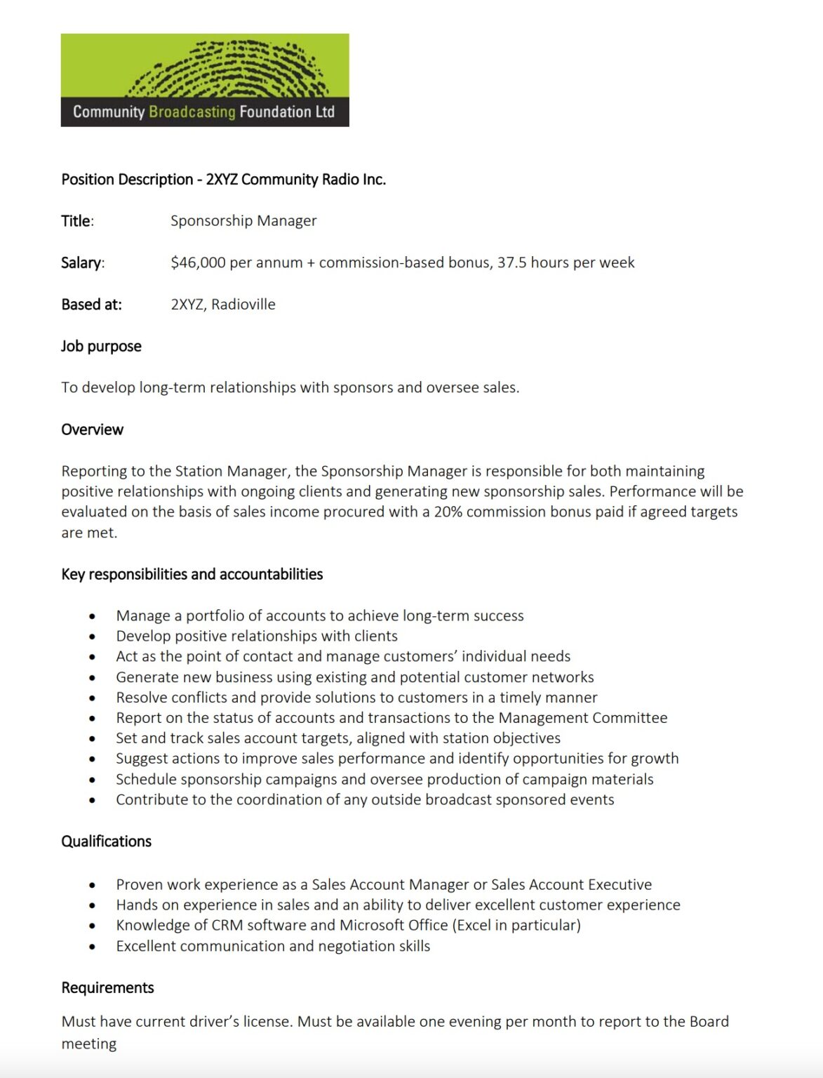 What is a Position Description? [+ templates] | Ongig Blog