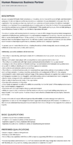 5 Examples of an HR Business Partner Job Description [+ free template ...