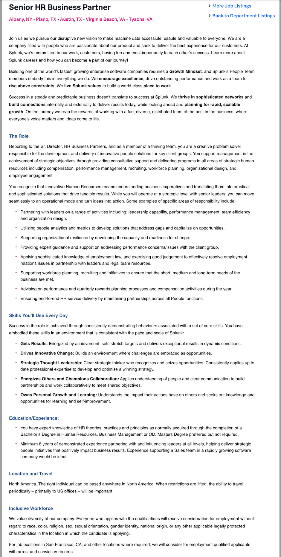 5 Examples of an HR Business Partner Job Description [+ free template ...