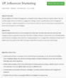 5 Examples of a Social Media Influencer Job Description [+ Popular Job ...