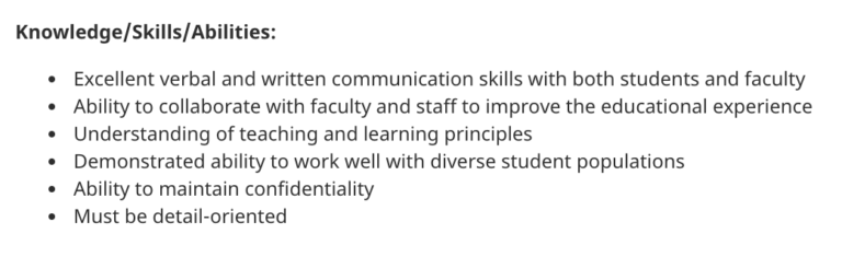 10 KSA Examples to use in Job Postings [+ a free template] | Ongig Blog