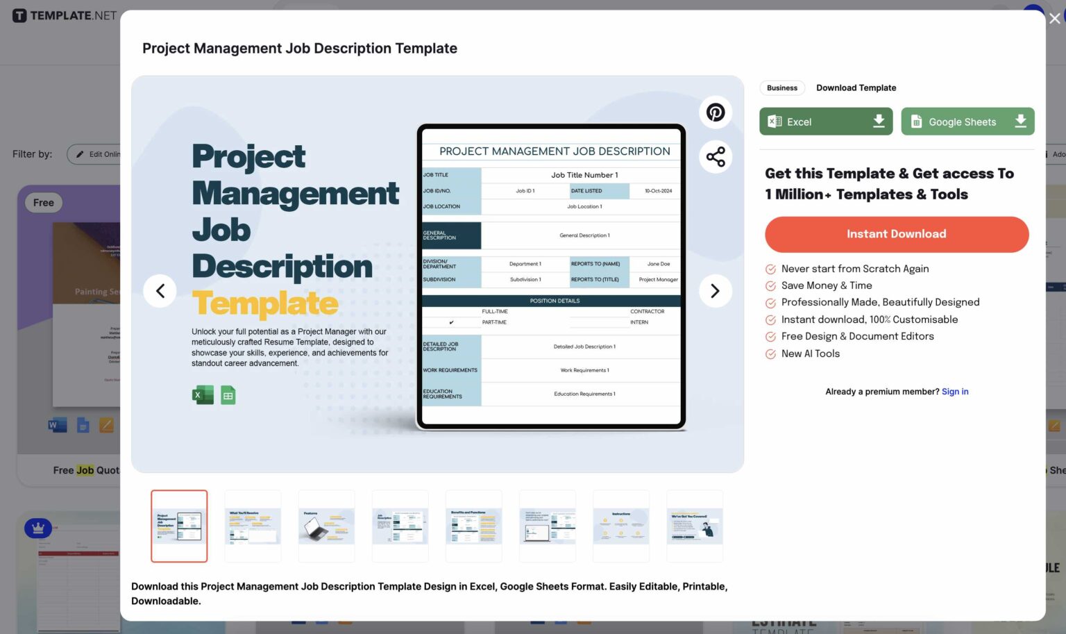 5 Examples of an Excel Job Description Template [+ free downloads ...