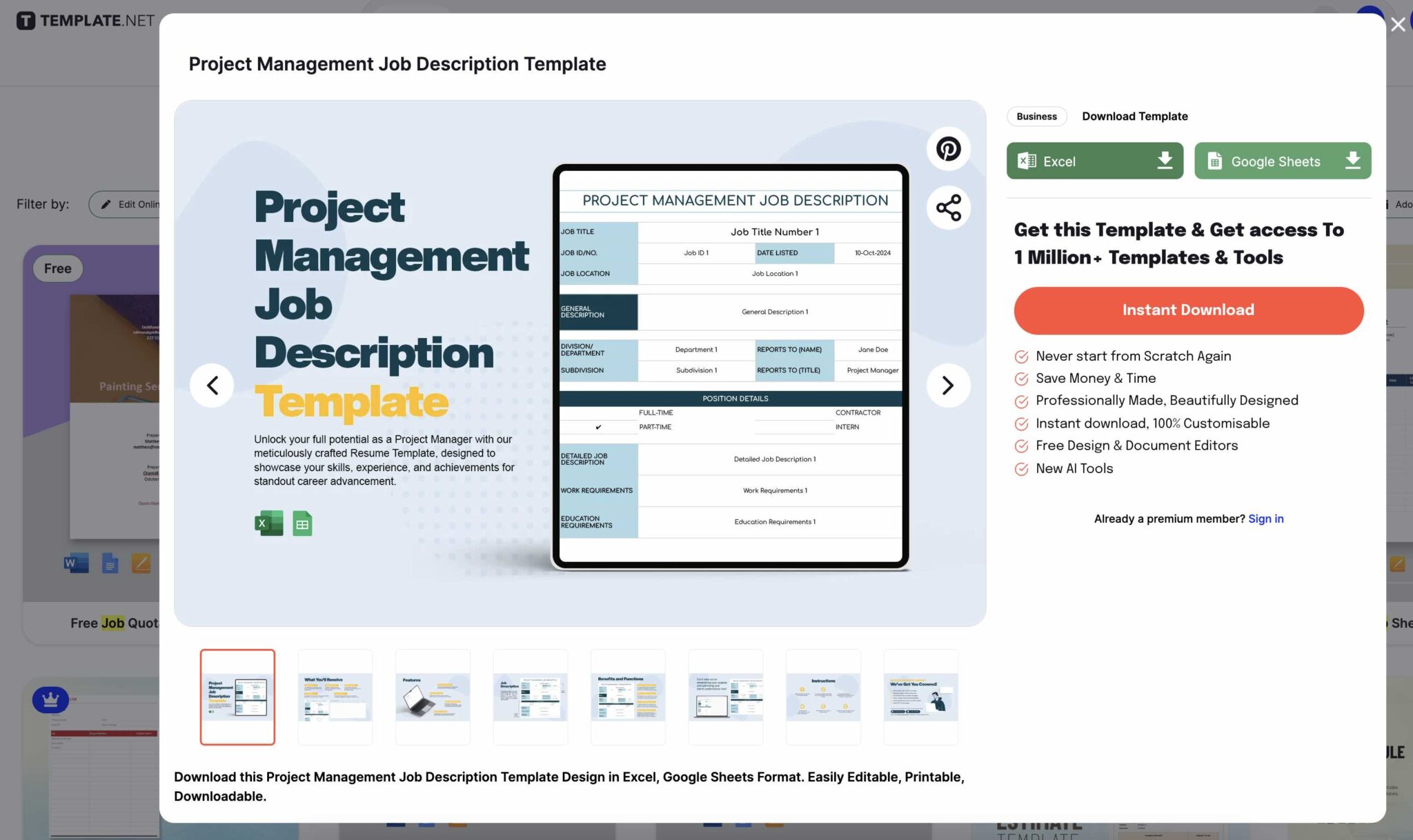 5 Examples of an Excel Job Description Template [+ free downloads ...