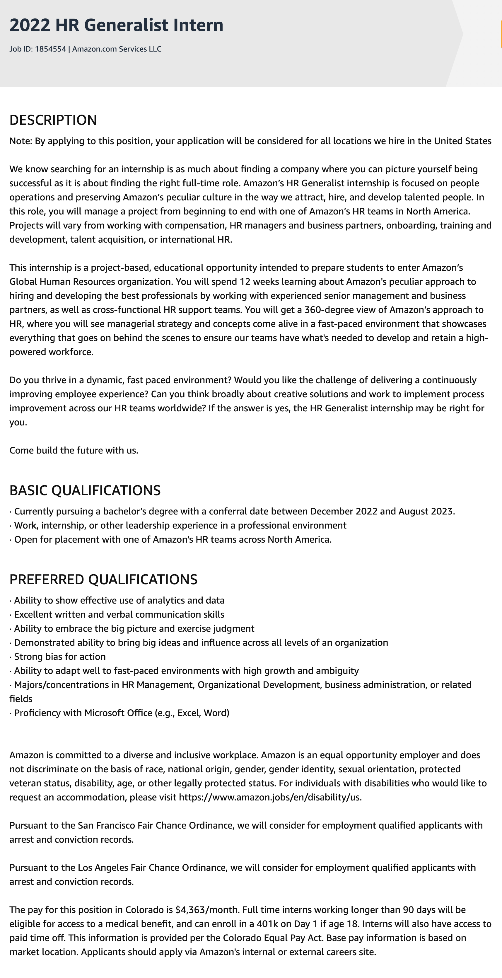 6 Intern Job Description Samples [+ a free template] | Ongig Blog