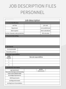 5 Examples of an Excel Job Description Template [+ free downloads ...
