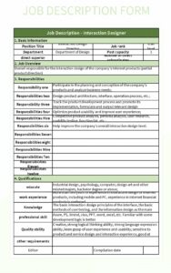 5 Examples of an Excel Job Description Template [+ free downloads ...