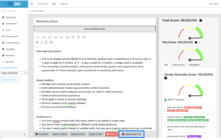 10+ Free Job Description Template for Word Examples