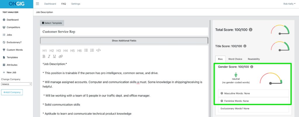 How to Write a Gender Neutral Job Description [3 Tips] | Ongig Blog