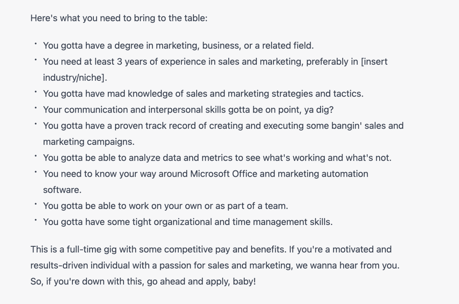 Is ChatGPT for Job Descriptions the Right Choice? (2026 Update) | Ongig ...