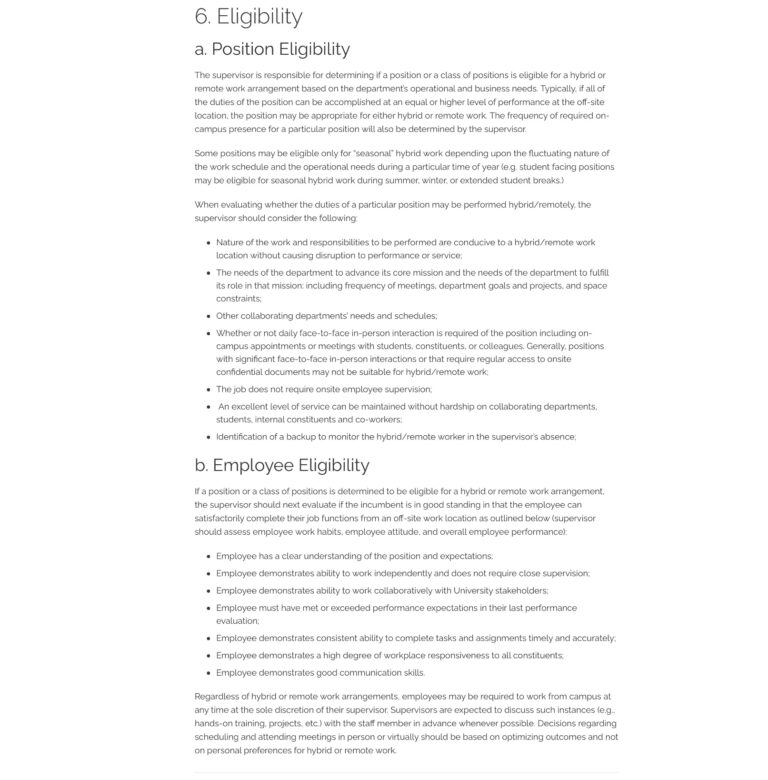 Hybrid Work Policies: 4 Best Examples for Strong teams+template | Ongig ...