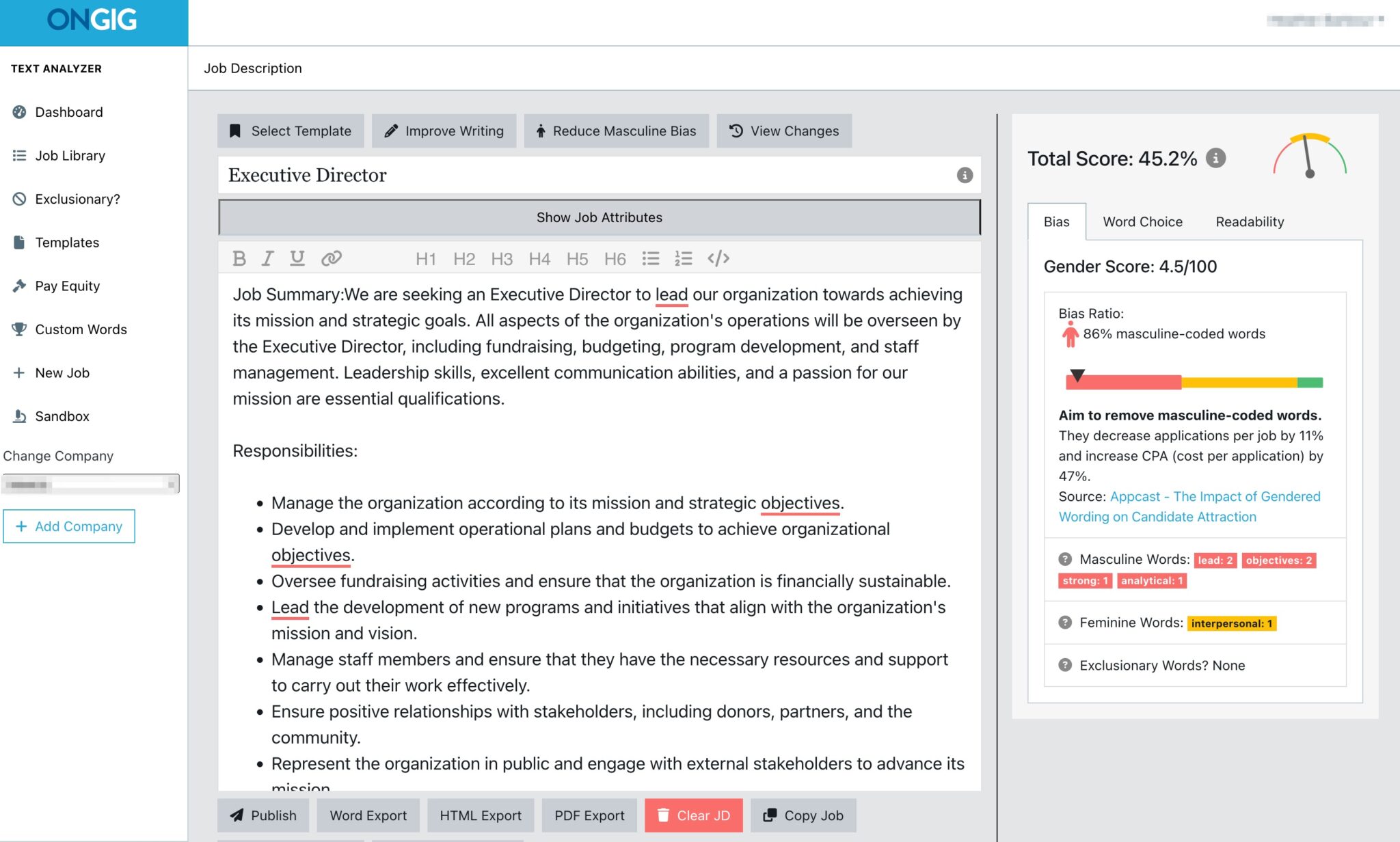The Best Automated Job Description Builder (2025) | Ongig Blog
