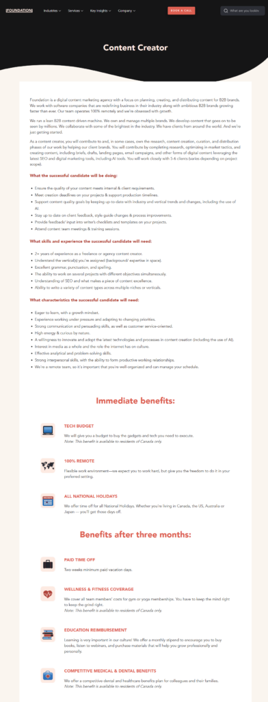 10 Examples of Content Marketing Job Descriptions for 2026 | Ongig Blog
