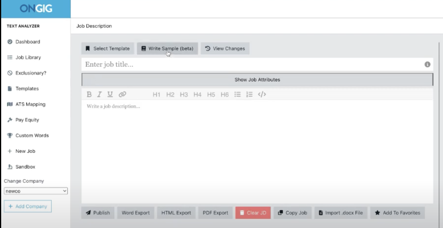 How To Use Ongigs Job Description Creator A Step By Step Guide