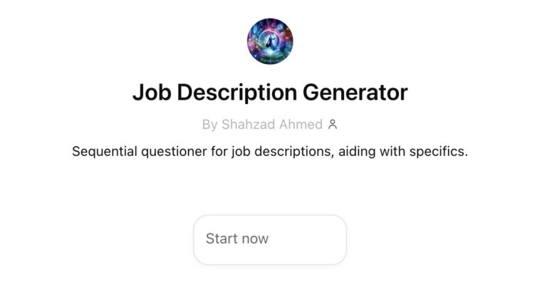 I Tested 5 Free AI Job Description Generators in the GPT Store (and ...