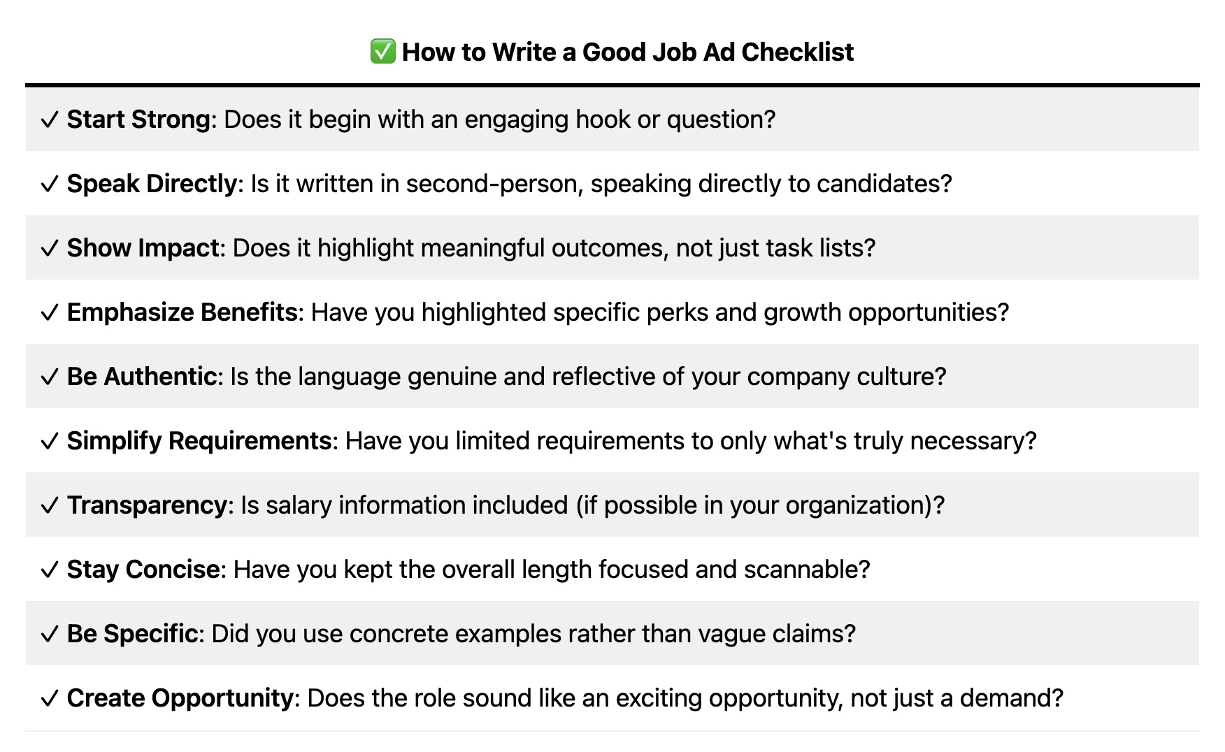From Boring to Brilliant: How to Write a Good Job Ad | Ongig Blog
