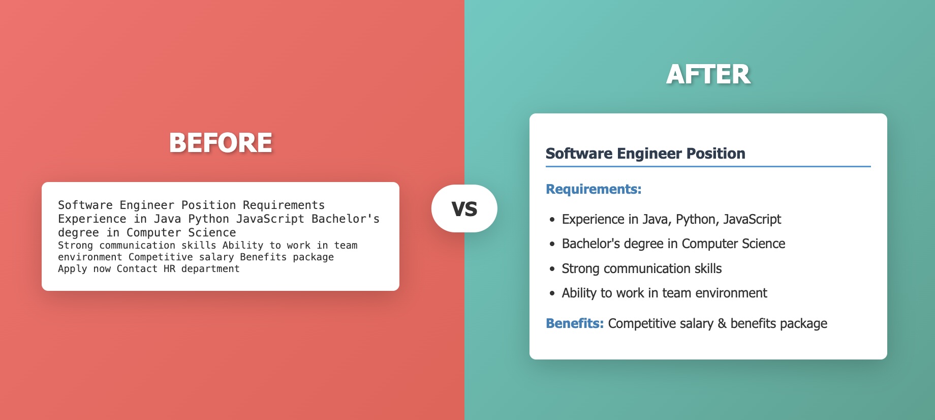 Pasting into Taleo Wrecked Their Job Description Formatting (Here’s How ...
