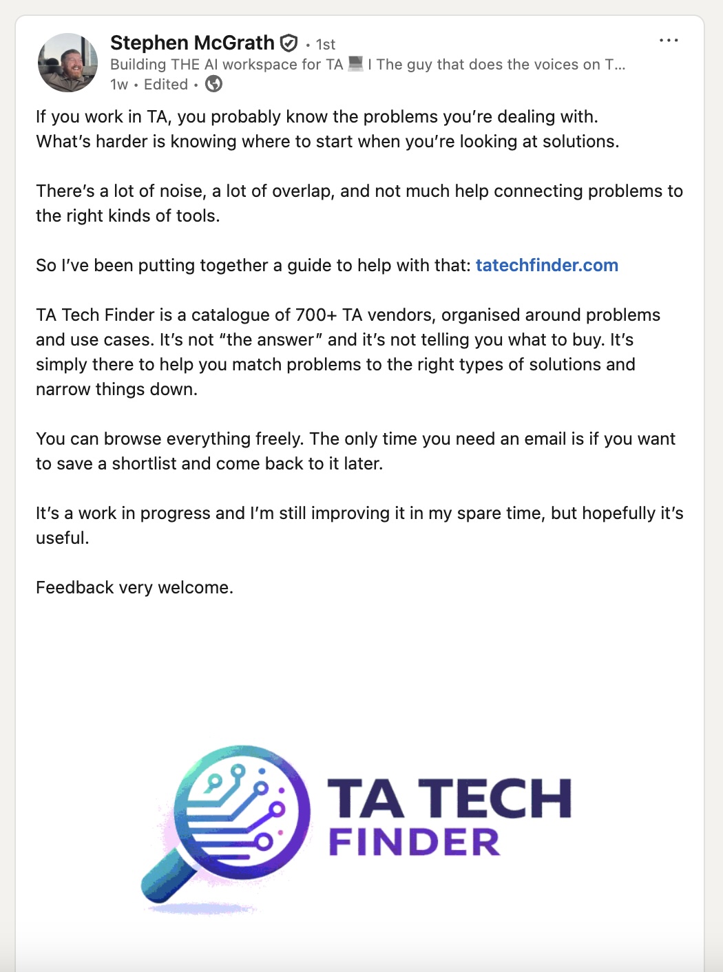 TA Tech Finder: A Simpler Way to Match TA Problems to the Right Tools ...